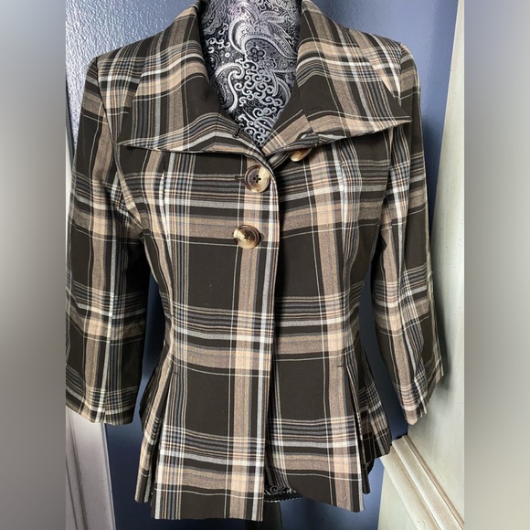 Isaac Mizrahi | Jackets & Coats | Isaac Mizrahi For Target Plaid Blazer ...